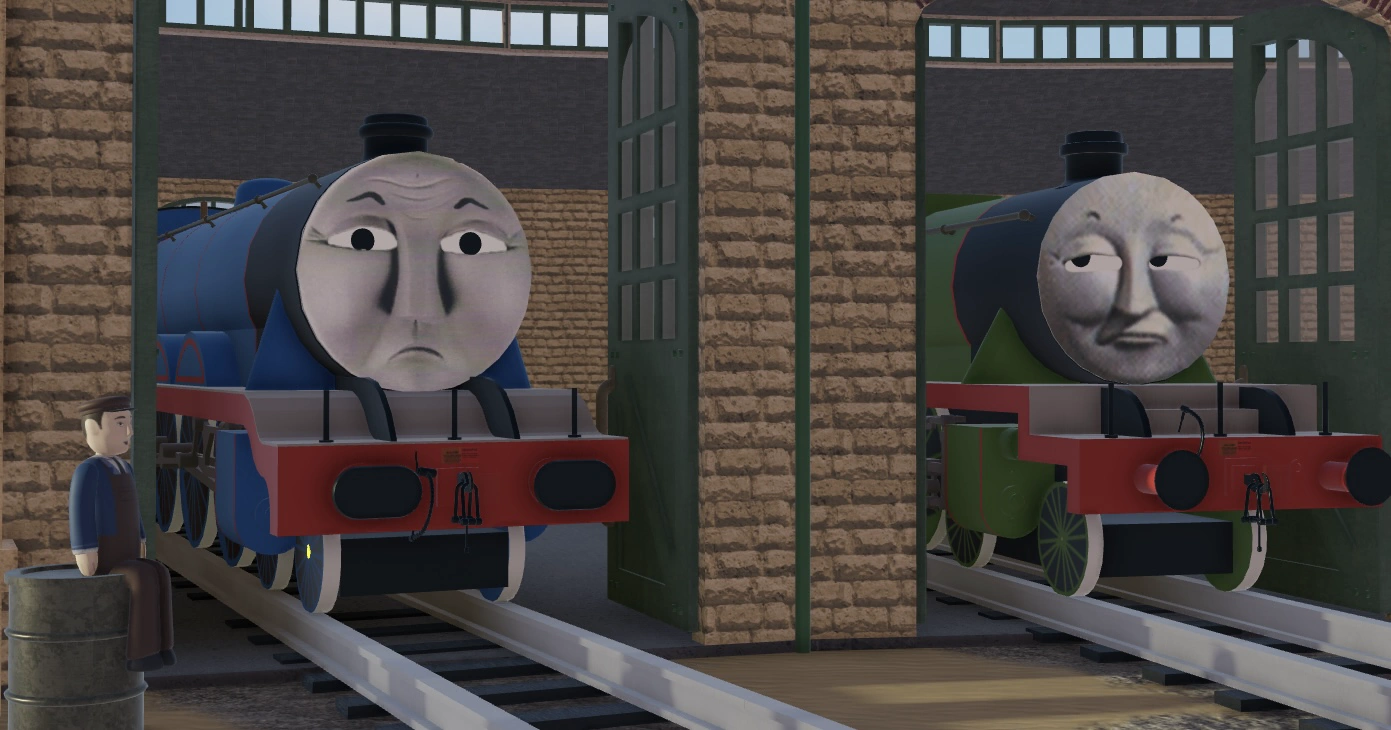 Well.. New Stepney, Oliver, Harvey, Bill and Ben and Annie and Clarabel ...