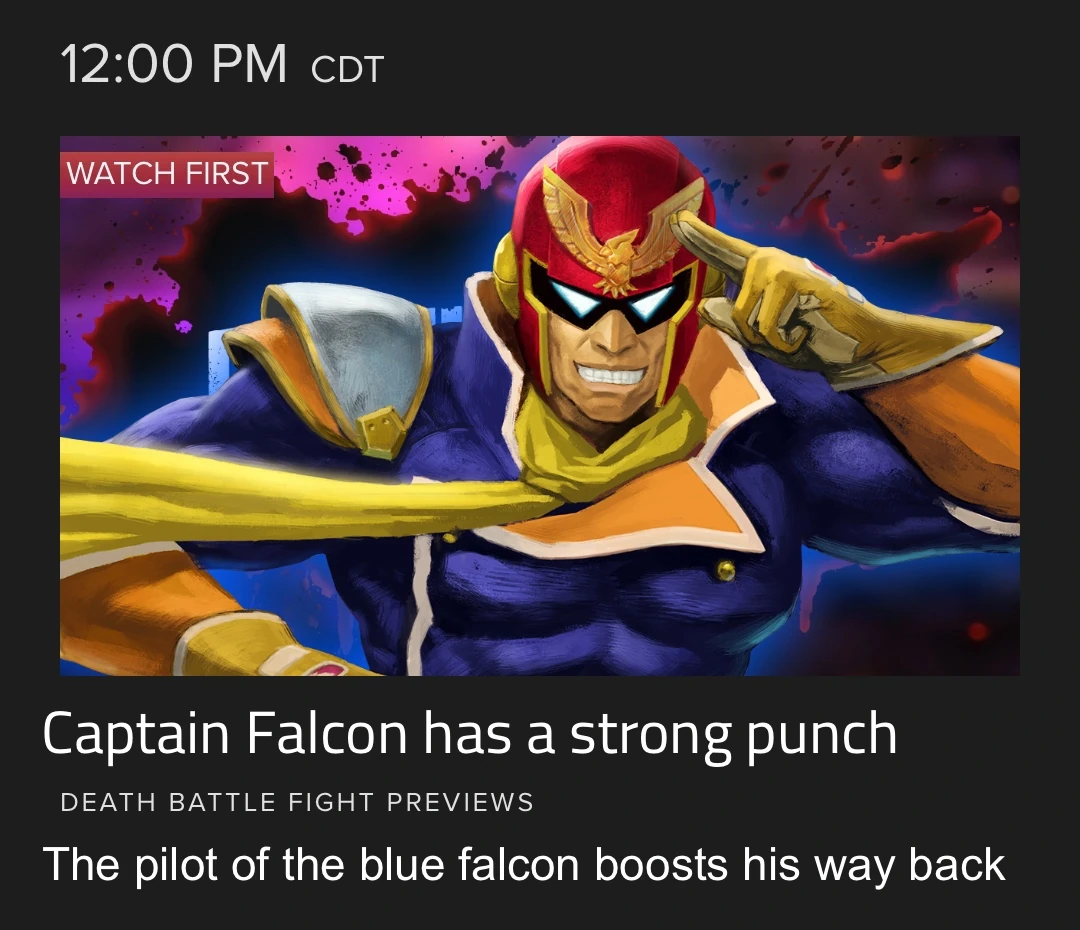 Captain Falcon vs All Might previews | Fandom