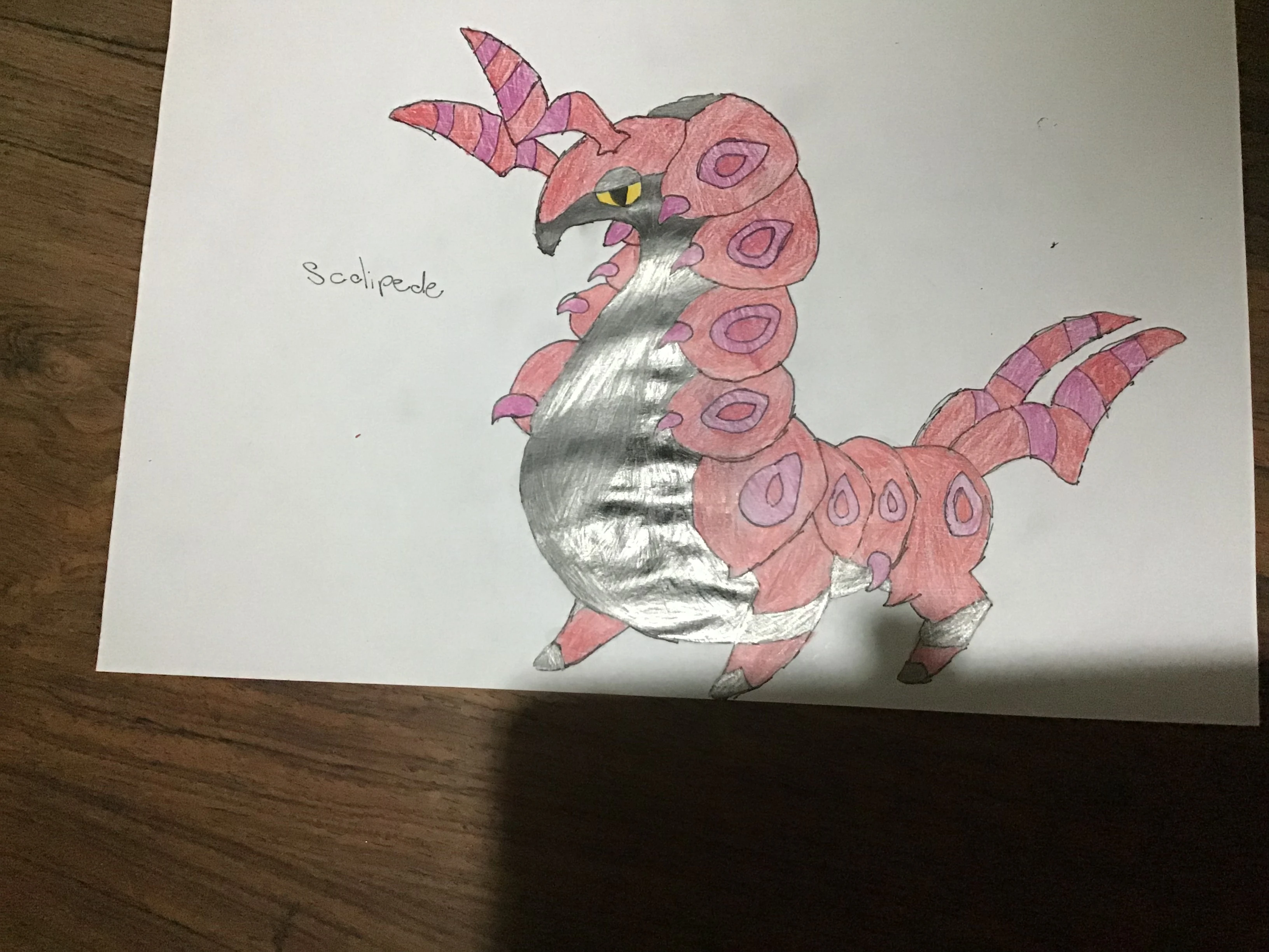 Here is my drawing of scolipede | Fandom