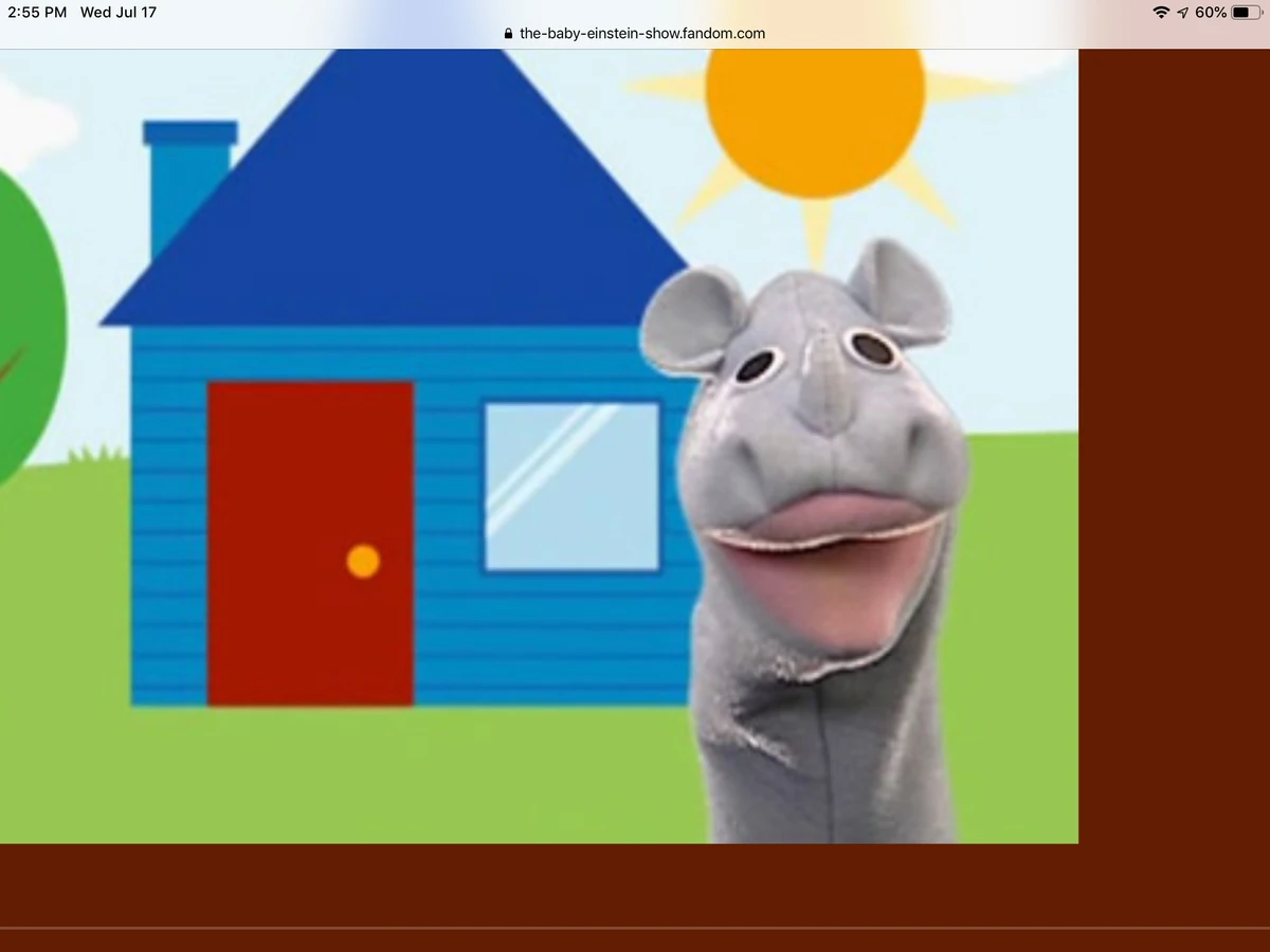 Ryan Rhino Puppet | Baby Einstein Wiki | Fandom