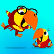 Larry the Parrot | BabyFirstTV Wiki | Fandom