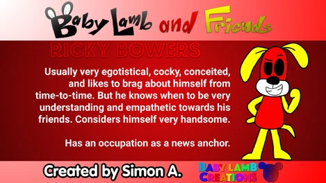 Ricky Bowers | Baby Lamb & Friends Wiki | Fandom