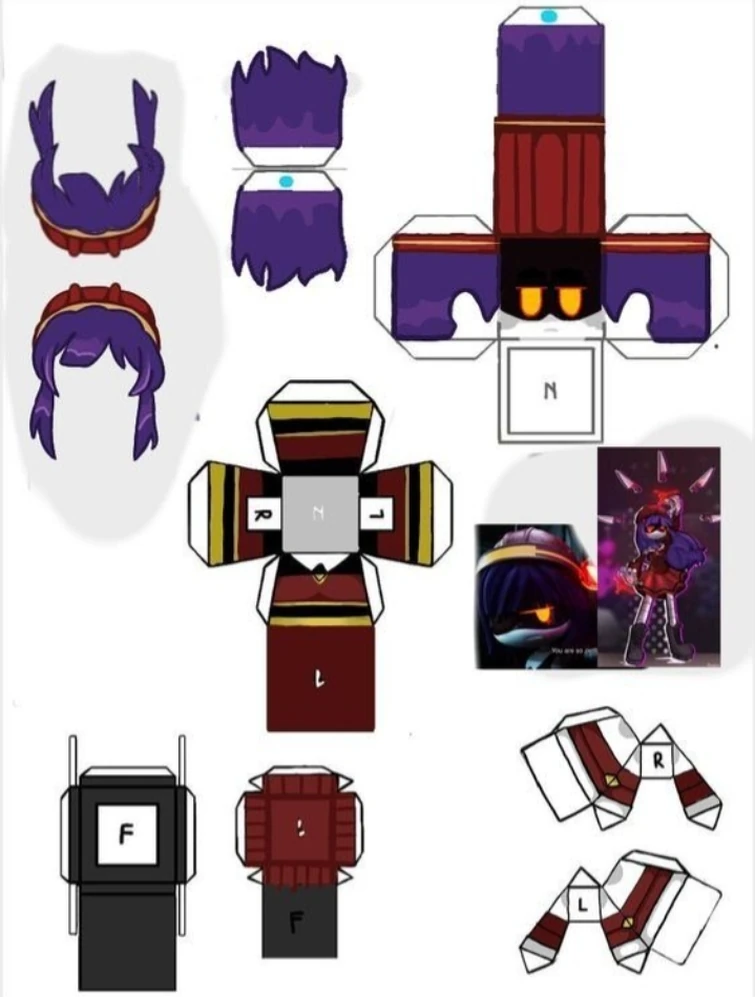 papercraft figures done. | Fandom