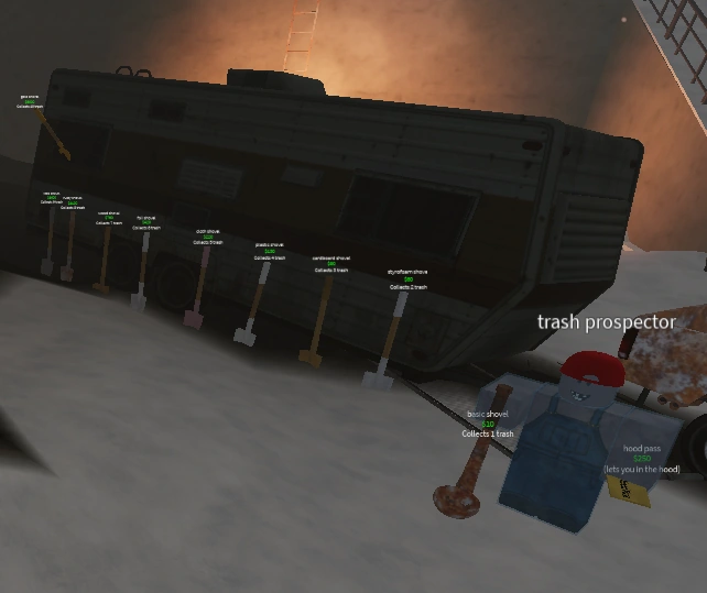 Prospector's Trailer | Live in a back alley simulator Wiki | Fandom