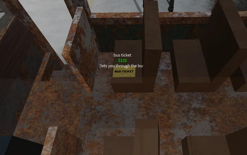 Bus Ticket | Live in a back alley simulator Wiki | Fandom