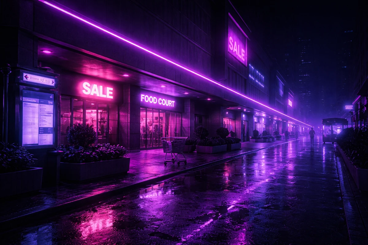 Level 2307: "Neon Atrium" | Backrooms Freewriting Wiki | Fandom