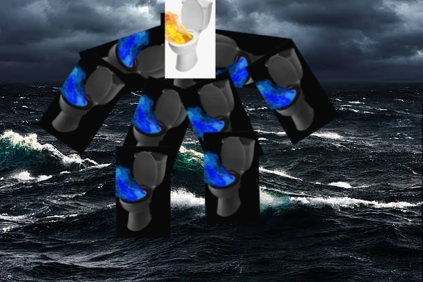 Cevel 7 / / / The scary toilet water ocean | Backrooms Freewriting Wiki ...