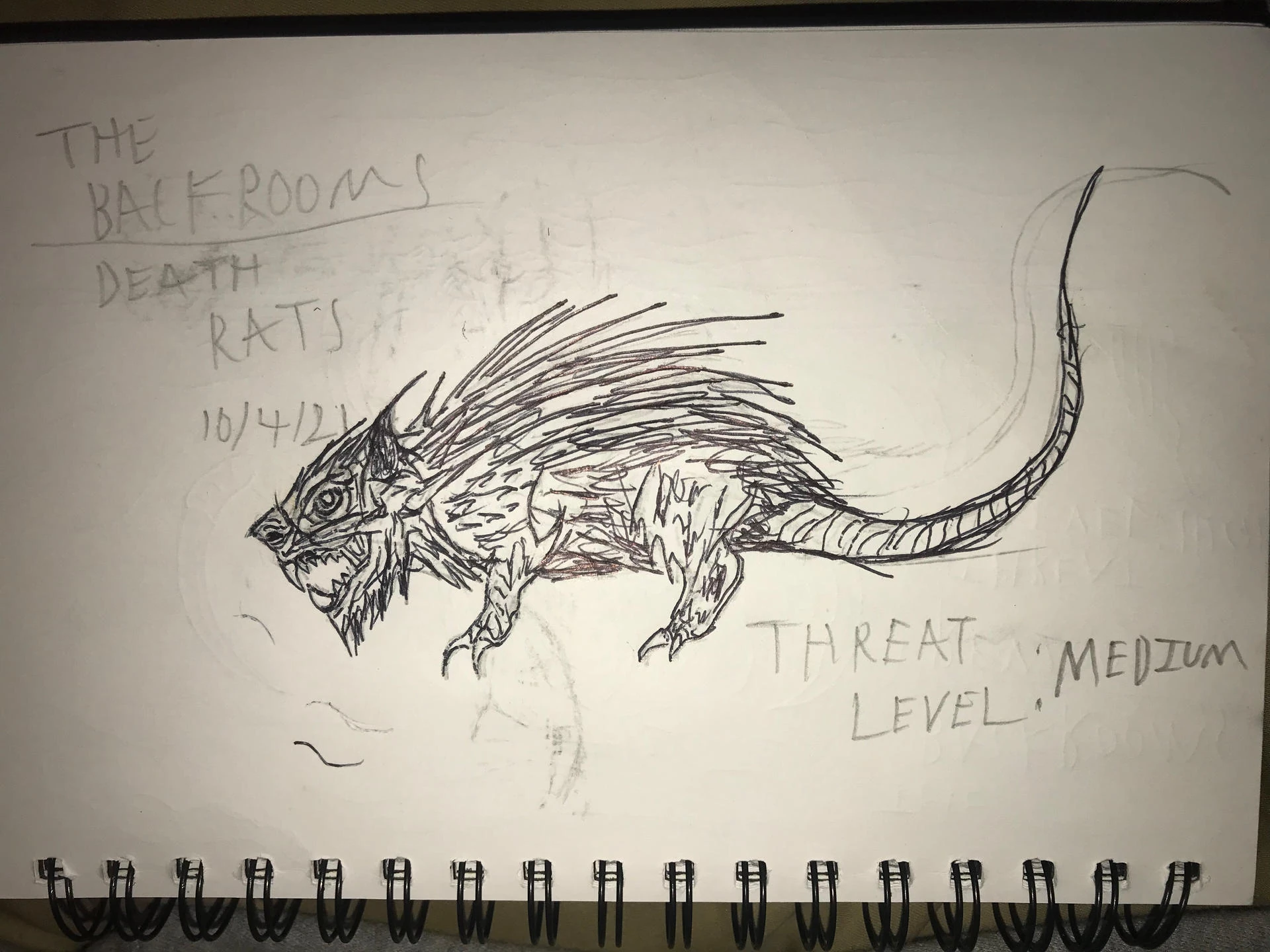 Entity 25: "Death Rats" | Backrooms Freewriting Wiki | Fandom