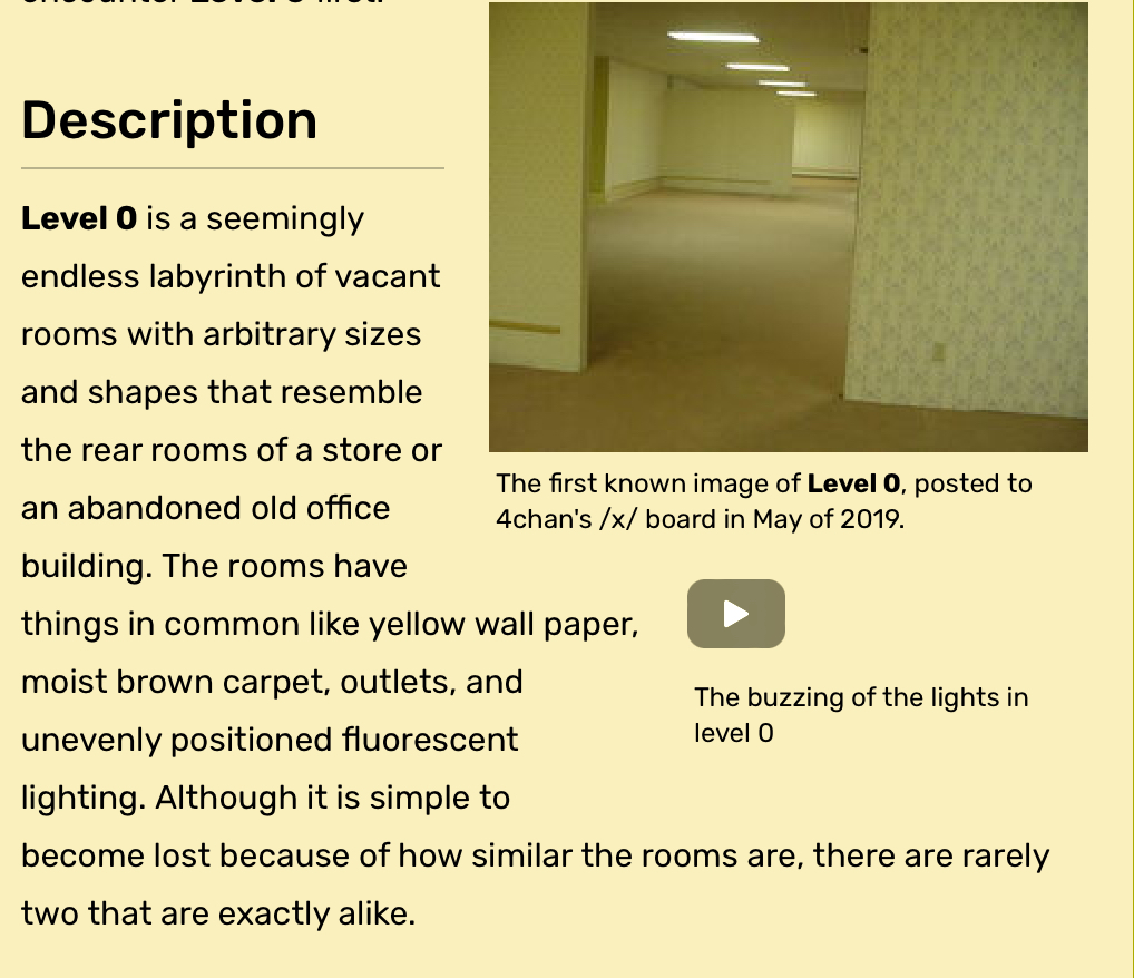 level zero idk one i forgot | Backrooms Freewriting Wiki | Fandom