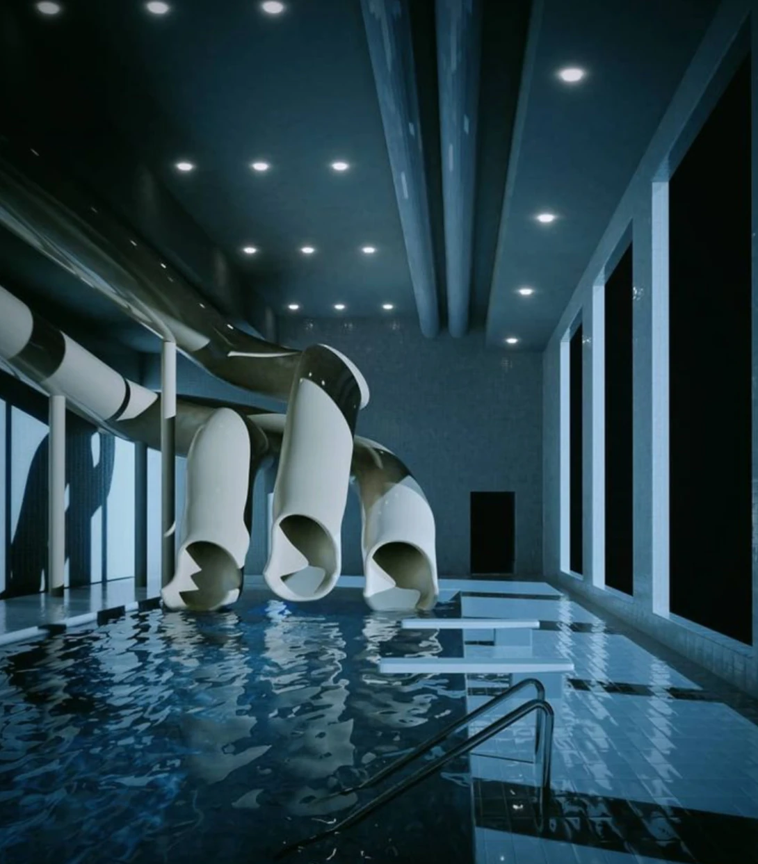 Level -42: Calming water of the pools | Backrooms liminality Wiki | Fandom