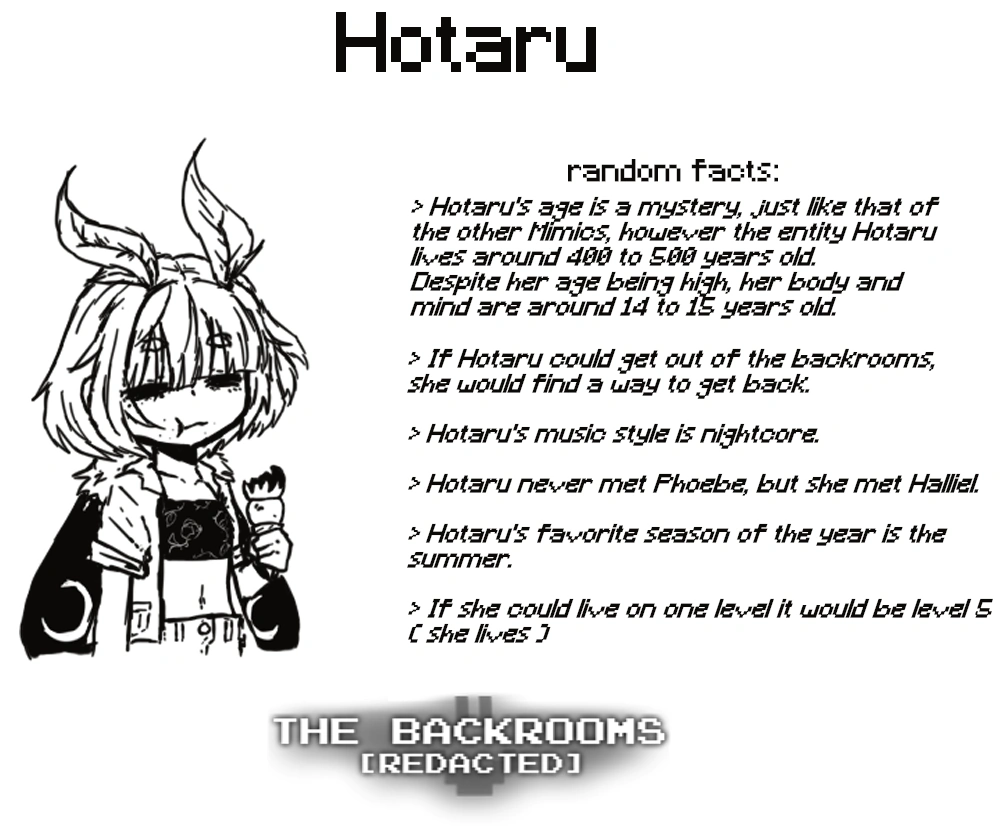 Hotaru | Backrooms Redacted Wiki | Fandom