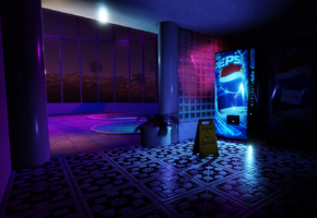 Level 514: "Vaporwave Mansion" | Backrooms Redacted Wiki | Fandom