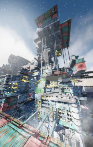 Level 1500 η: "The Group of Buildings" (ビル群) | Backrooms Wiki | Fandom