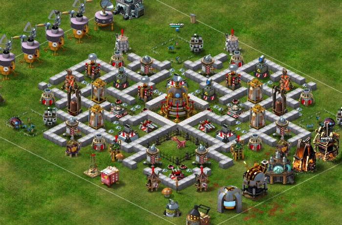 Hall of User Yards/Double-Winged Spread Base | Backyard Monsters Wiki ...