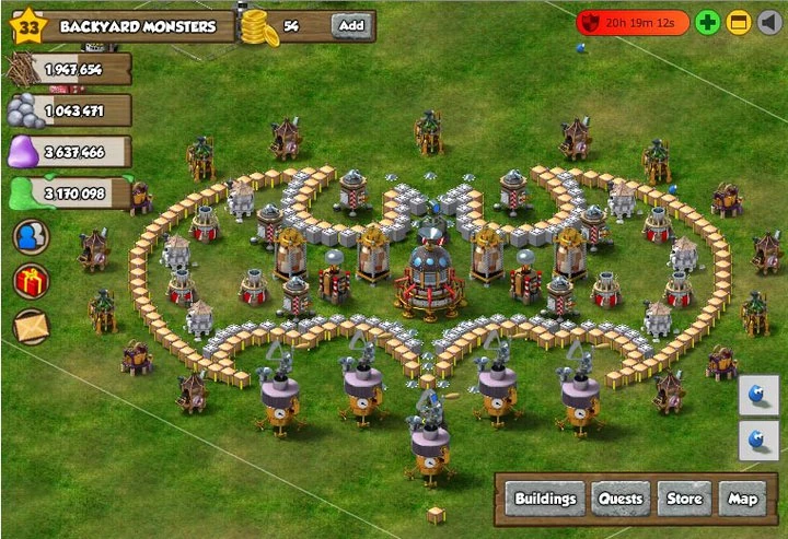 Hall of User Yards/Batman (old) | Backyard Monsters Wiki | Fandom