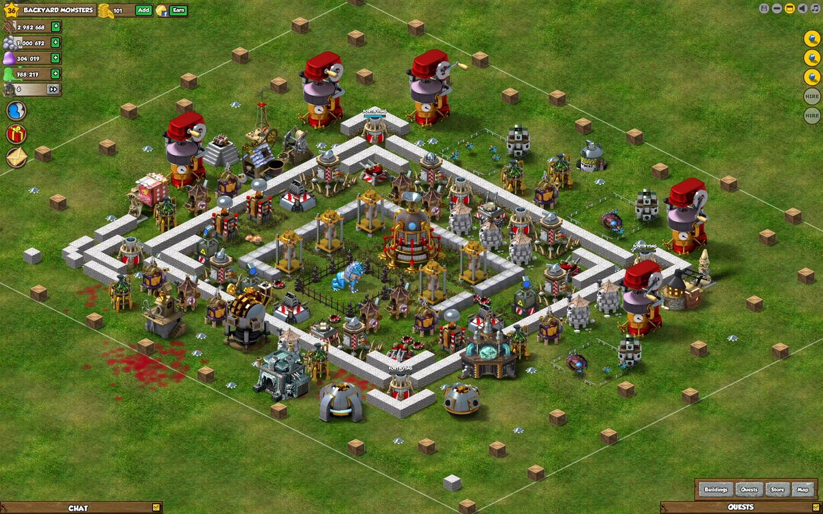 Hall of User Yards/"Foul Play" | Backyard Monsters Wiki | Fandom