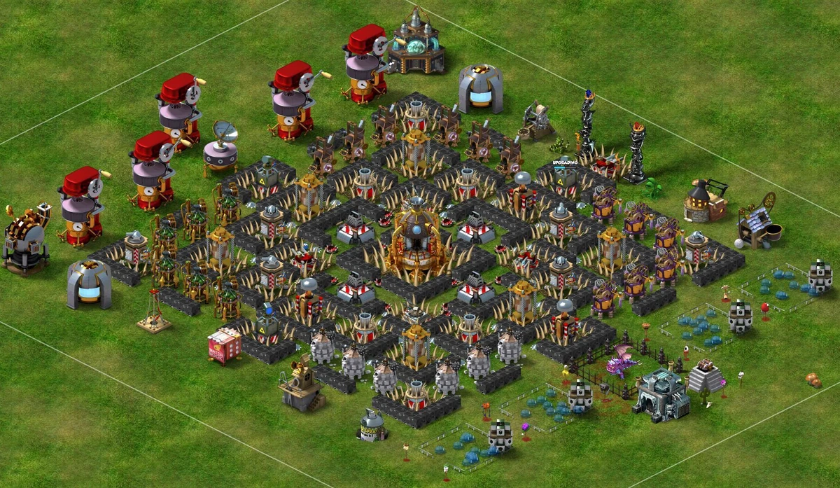 Hall of User Yards/The Black Maze of Perdition | Backyard Monsters Wiki ...