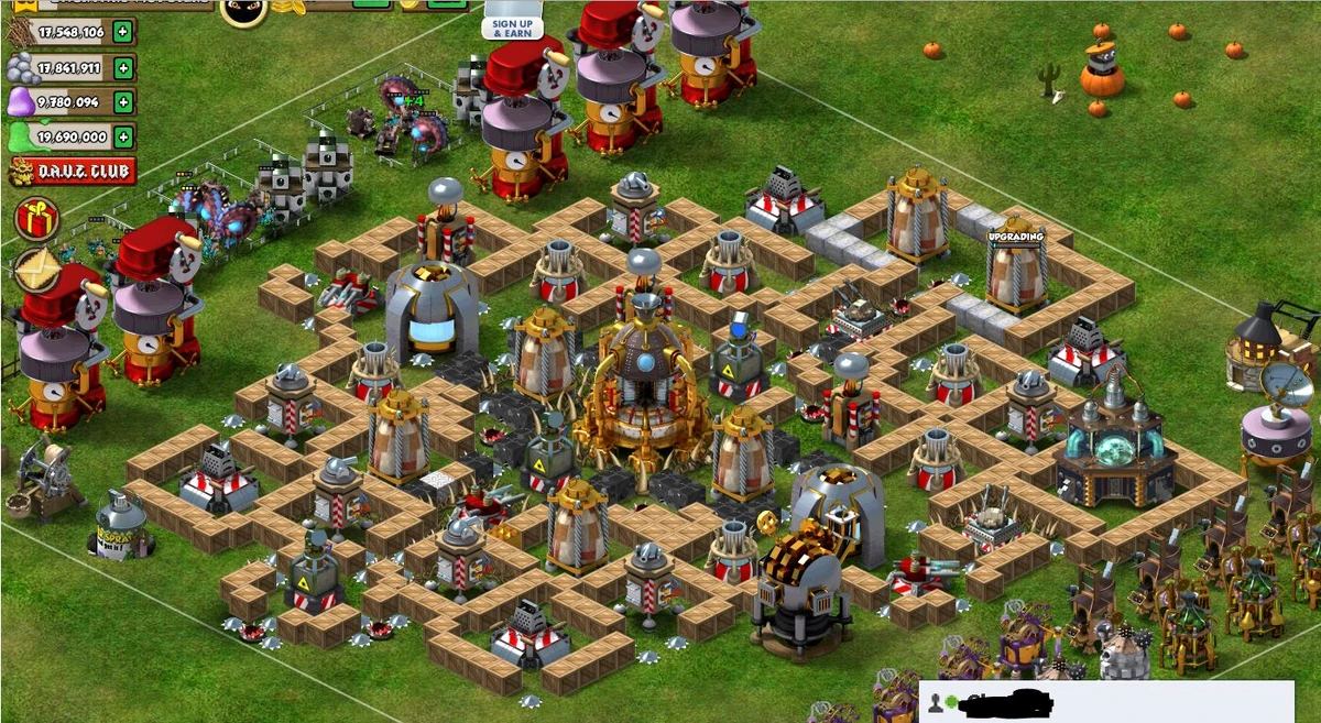 Hall of User Yards/trap maze | Backyard Monsters Wiki | Fandom