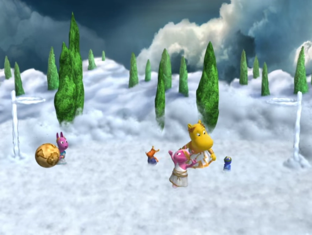 Duelo en el Monte Olimpo | Backyardigans Wiki | Fandom