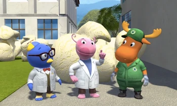 El Ataque del Gusano de 15 Metros | Backyardigans Wiki | Fandom