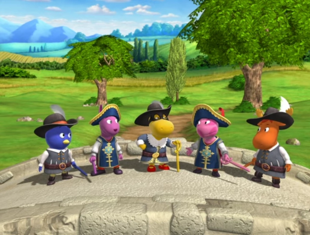 Los dos Mosqueteros | Backyardigans Wiki | Fandom