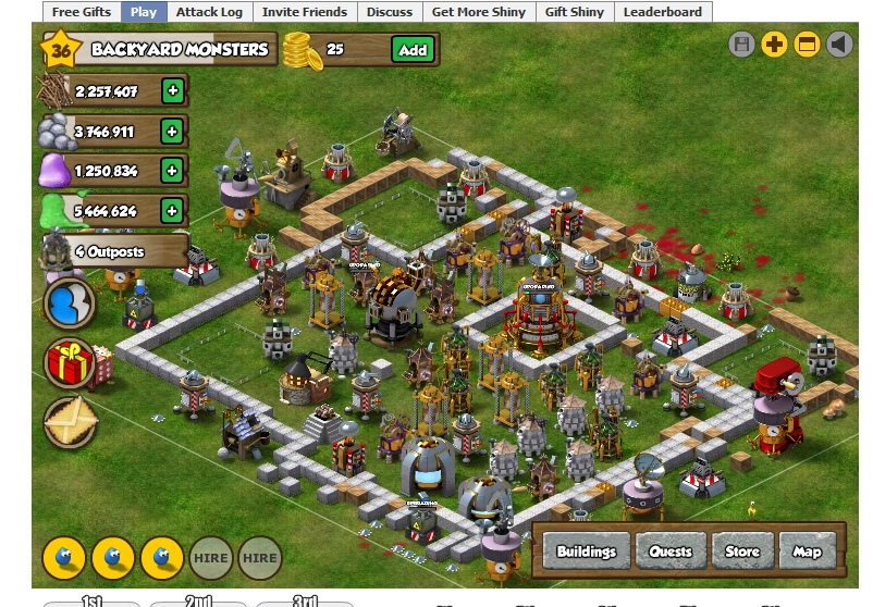 Yard | Backyard Monsters Wiki | Fandom