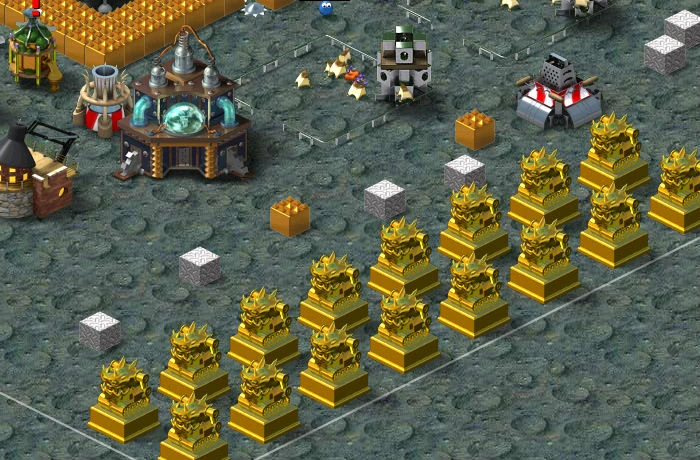 Golden D.A.V.E. statue | Backyard Monsters Wiki | Fandom