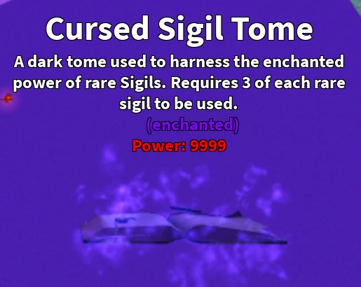 Cursed Sigil Tome | Bad Craftwars Wiki | Fandom
