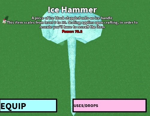 Ice Hammer | Bad Craftwars Wiki | Fandom