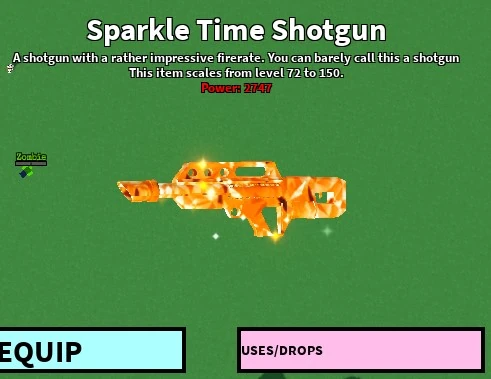 Sparkle Time Shotgun | Bad Craftwars Wiki | Fandom