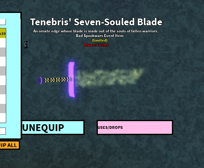 Tenebris’s Seven-Souled Blade | Bad Craftwars Wiki | Fandom