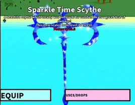 Sparkle Time Scythe | Bad Craftwars Wiki | Fandom