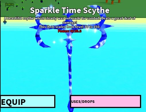 Sparkle Time Scythe | Bad Craftwars Wiki | Fandom