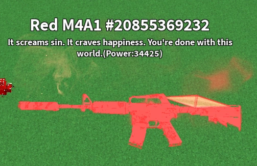 Red M4A1 20855369232 | Bad Craftwars Wiki | Fandom