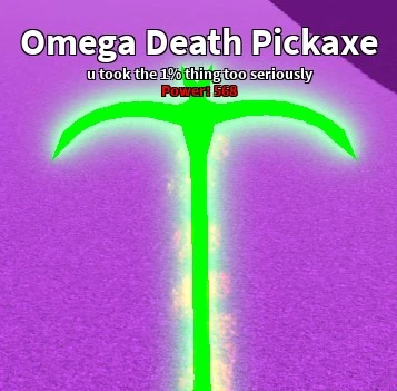 Omega Death Pickaxe | Bad Craftwars Wiki | Fandom