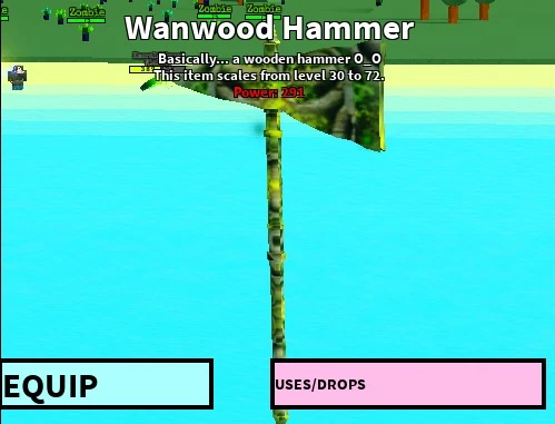 Wanwood Hammer | Bad Craftwars Wiki | Fandom