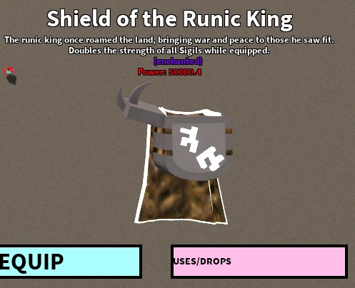Shield of the Runic King | Bad Craftwars Wiki | Fandom