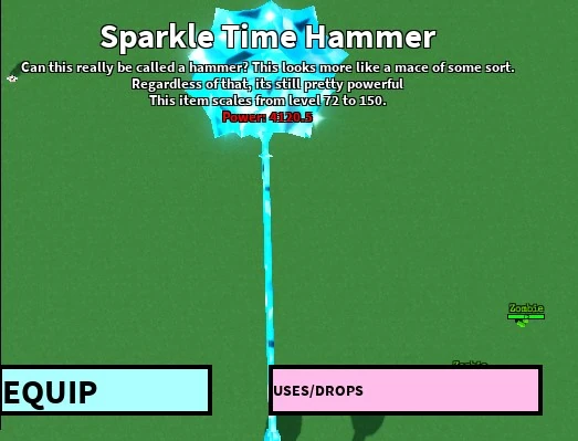 Sparkle Time Hammer | Bad Craftwars Wiki | Fandom