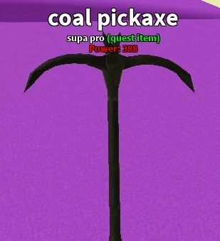 Coal Pickaxe | Bad Craftwars Wiki | Fandom