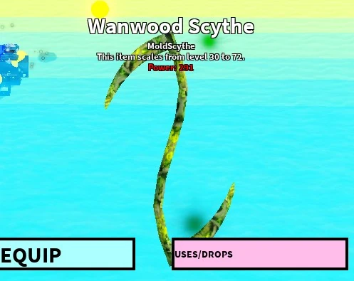 Wanwood Scythe | Bad Craftwars Wiki | Fandom