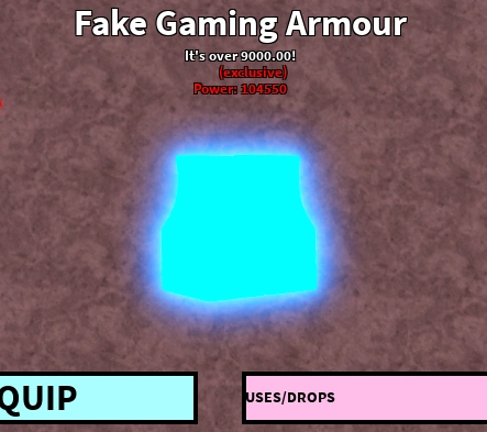 Fake Gaming Armour | Bad Craftwars Wiki | Fandom