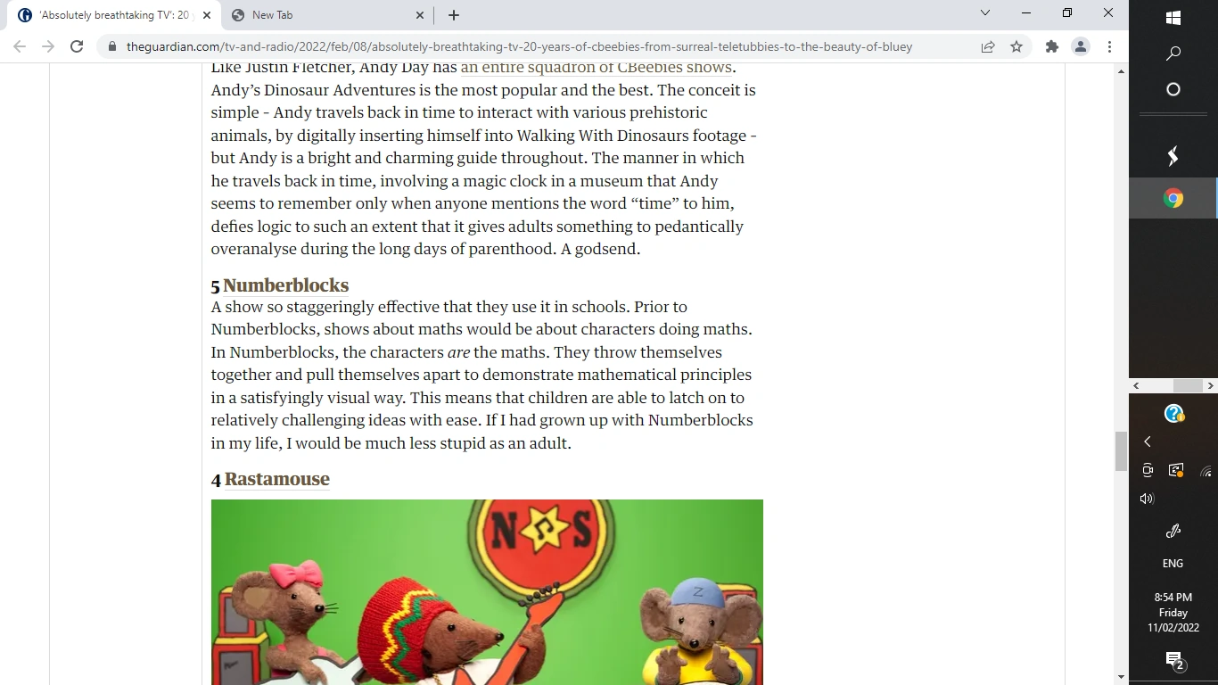 Number 5 in the best 20 CBeebies shows | Fandom