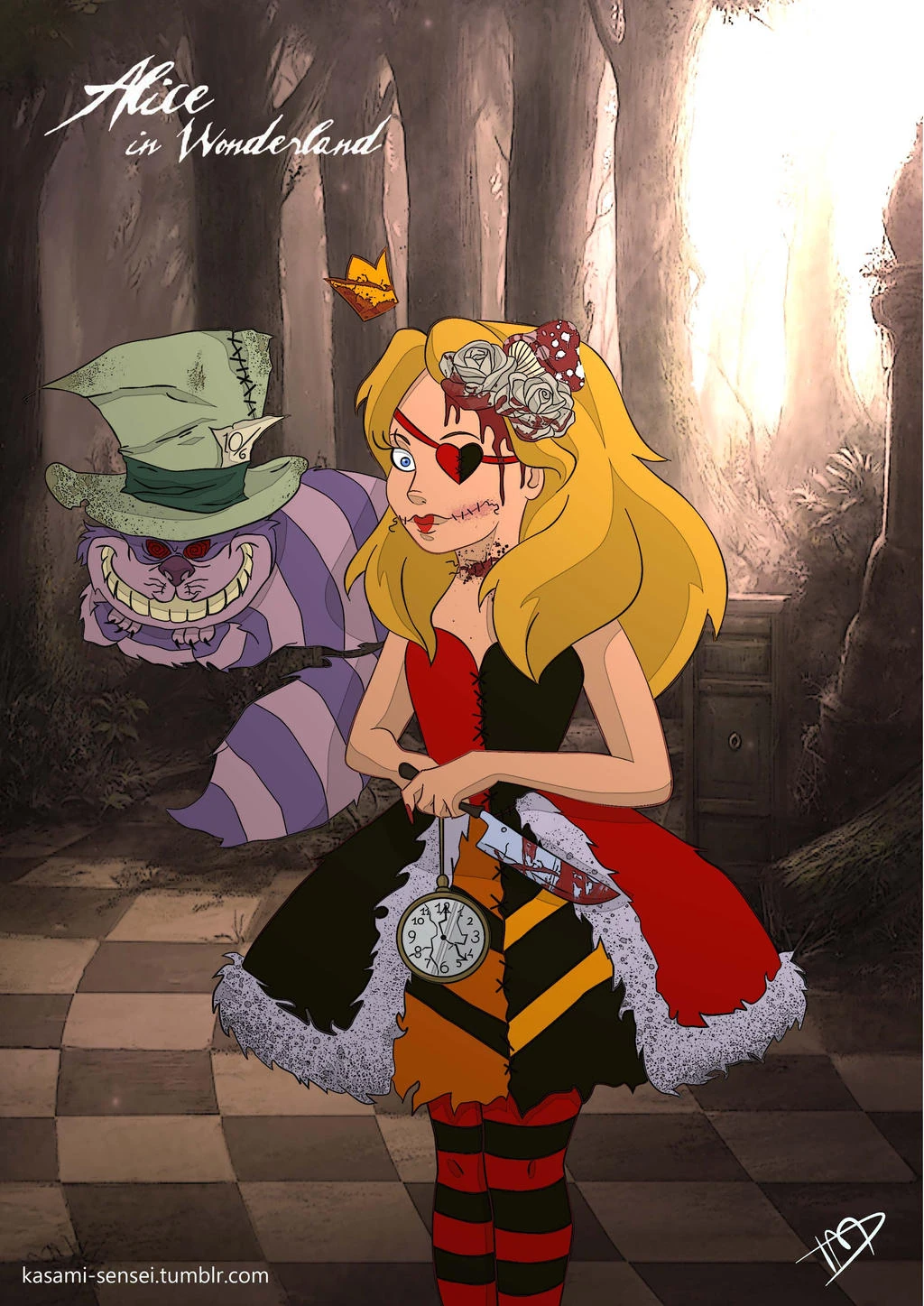Crazy Wonderland Alice | BadEndFriends Wikia | Fandom