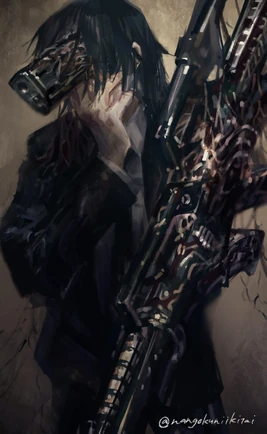 Gun Fiend Aki | BadEndFriends Wikia | Fandom