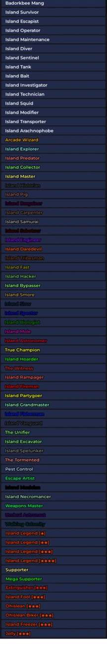 Titles and Badges | Badorkbee Games Wiki | Fandom