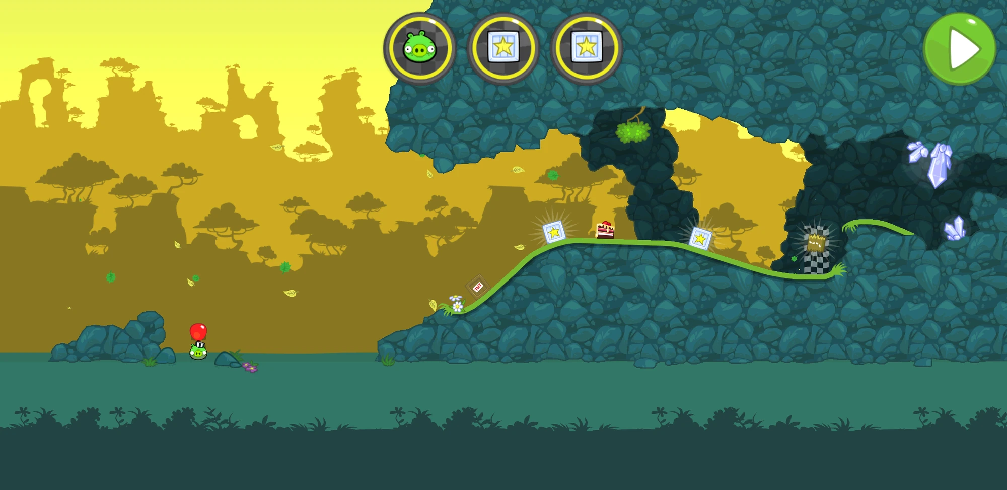 Level 3-1 | Bad Piggies Wiki | Fandom