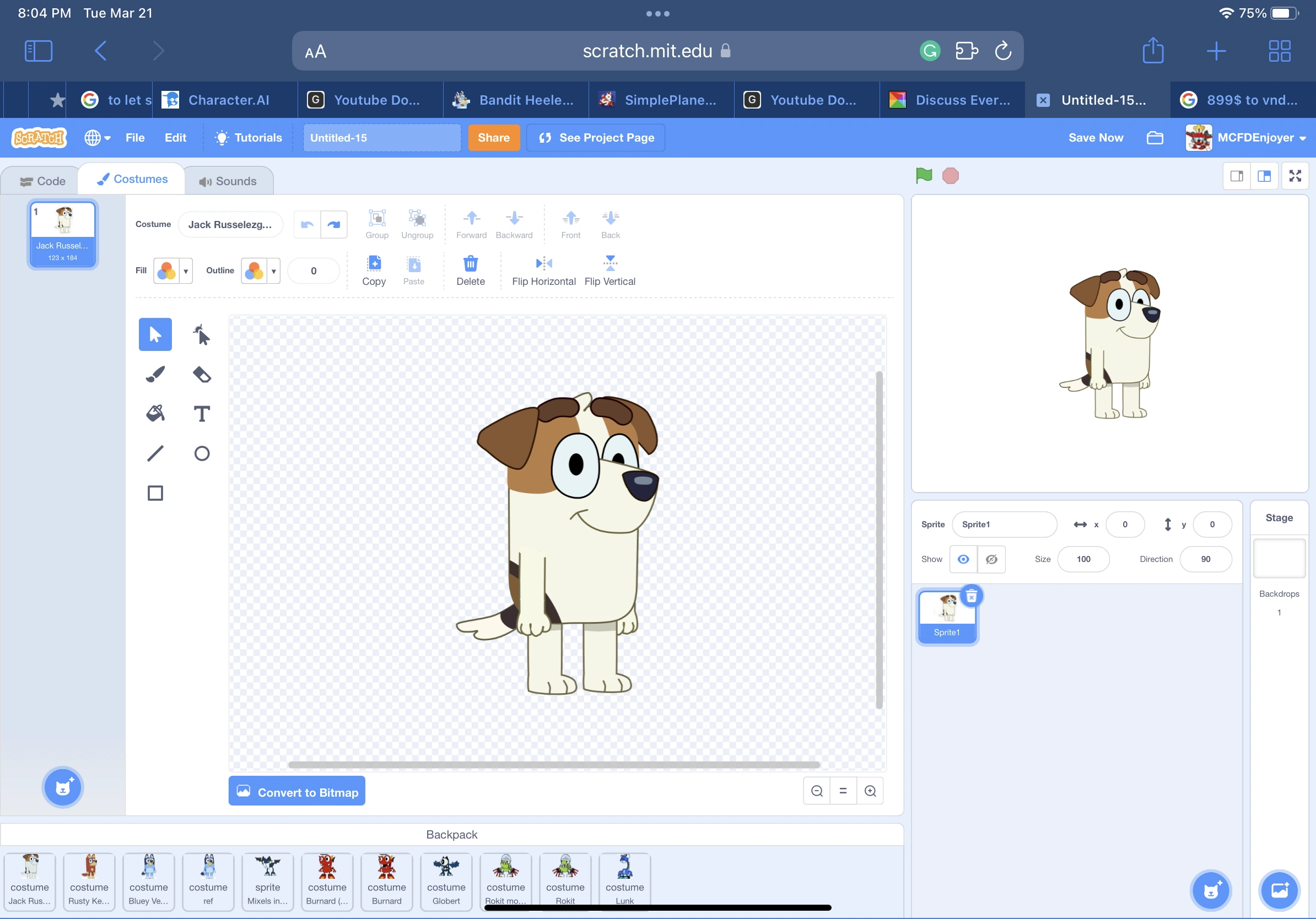 is it illegal to mimick bluey sprite in vector? | Fandom