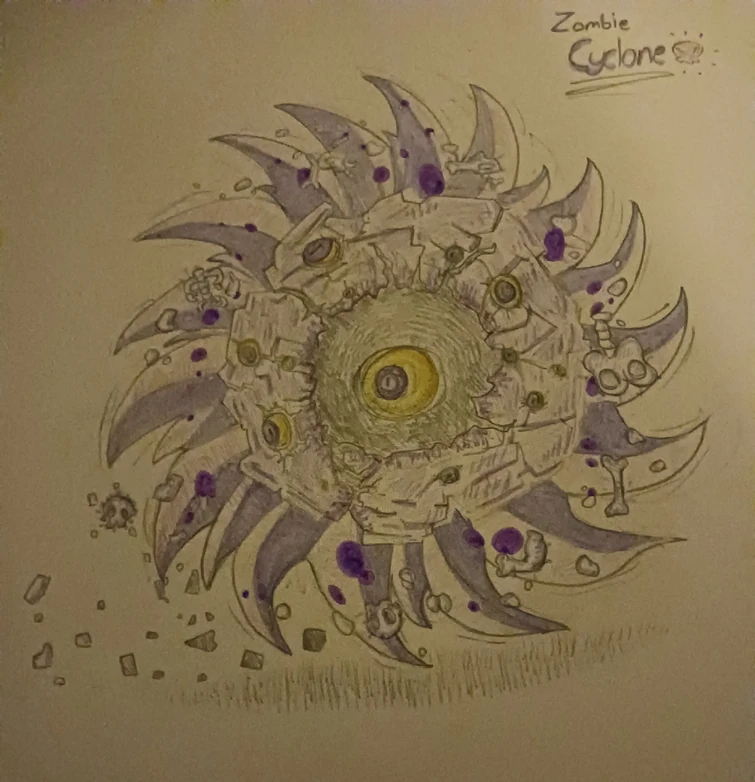 I tried drawing Zyclone (on paper) | Fandom