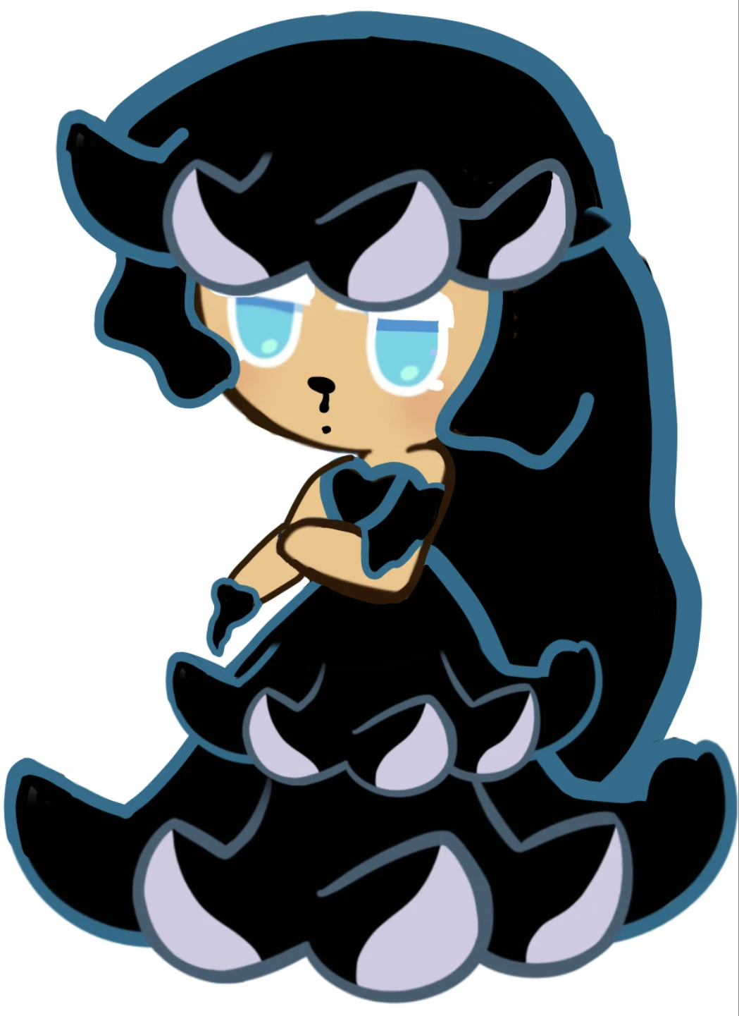 I Made this for no actual reason but here: Sea ink cookie | Fandom