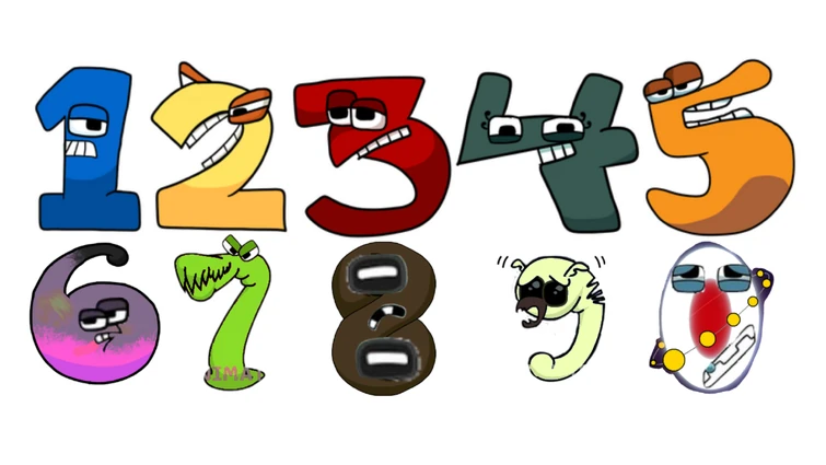 Alphabet Lore but Swapped to Numbers: 1 - 5 | Fandom
